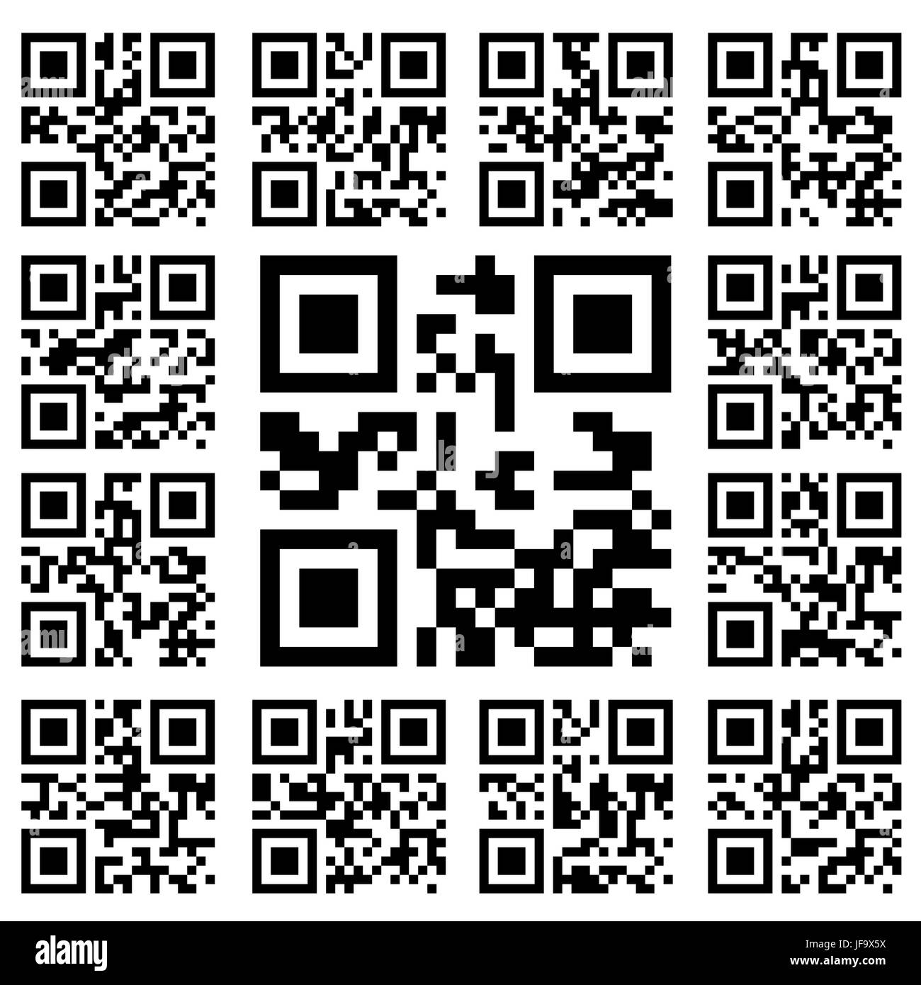 Product Barcode 2d Square Label Sample QR Code Ready To Scan With Product Barcode 2d Square Label Sample QR Code Ready To Scan With