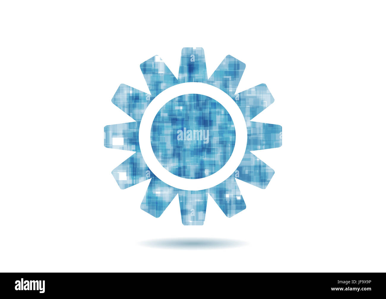 Digital gear technology Cut Out Stock Images & Pictures - Alamy