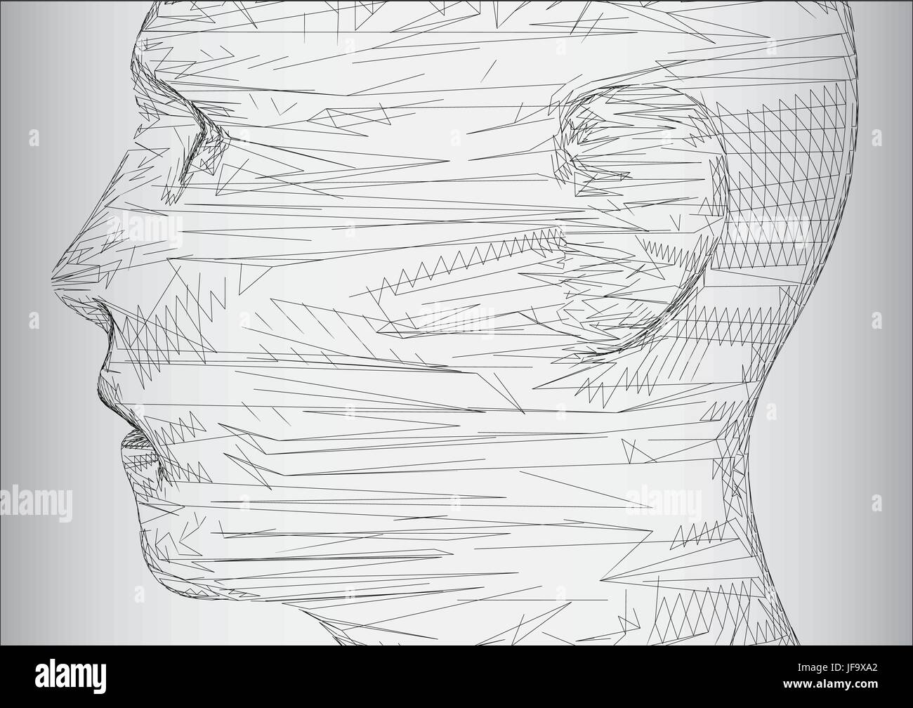 Wire frame human hi-res stock photography and images - Alamy