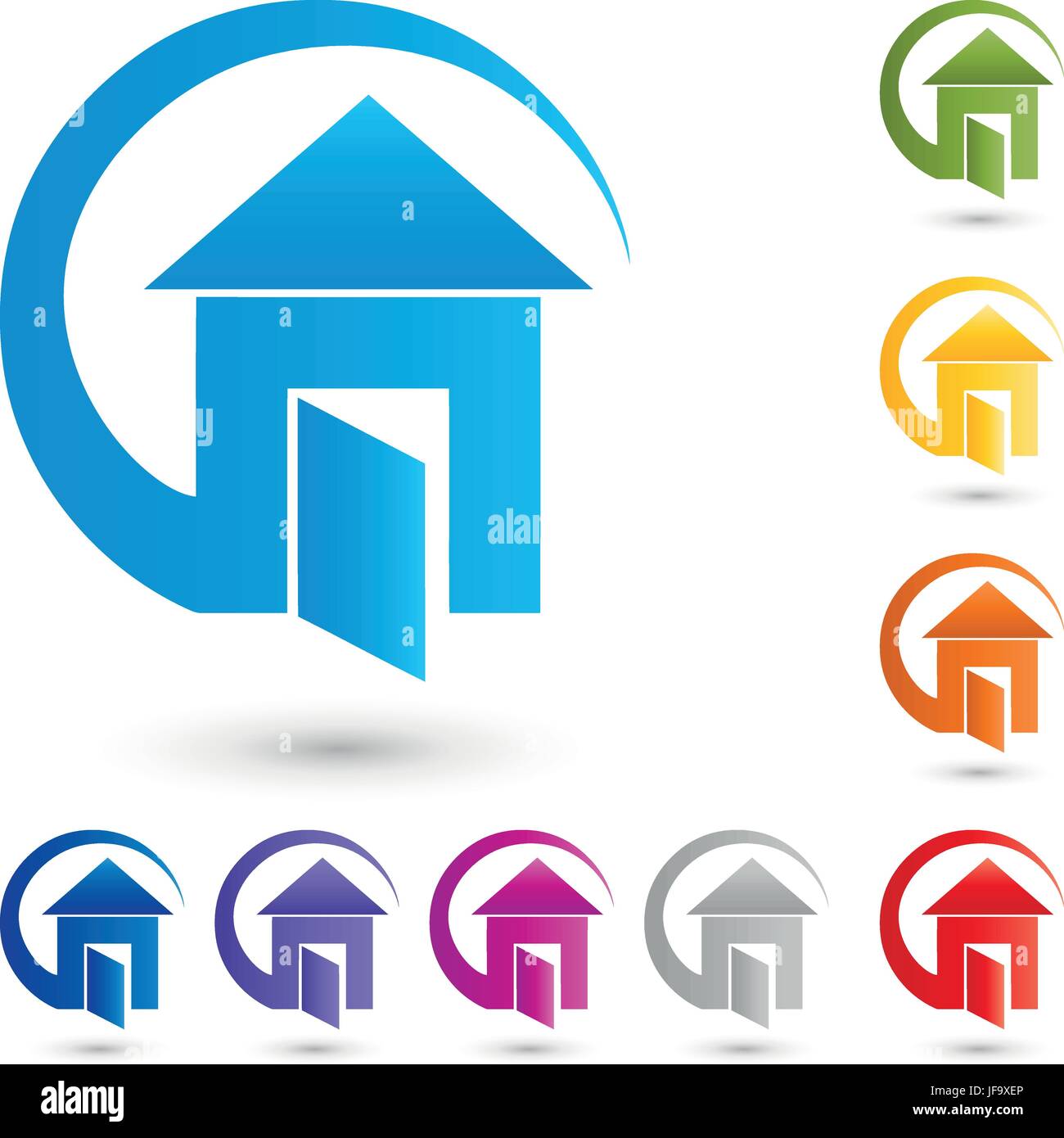 house, building, real estate, cottage, logogram, architect, estate ...