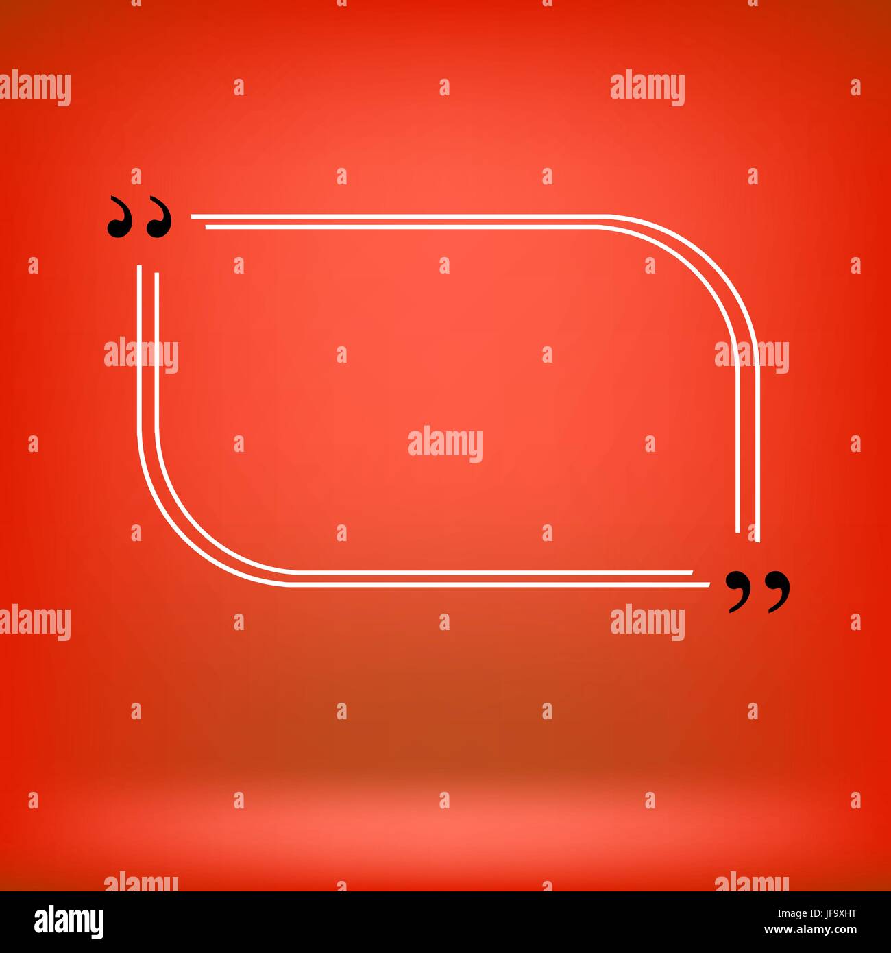 Red Talking Bubble Template