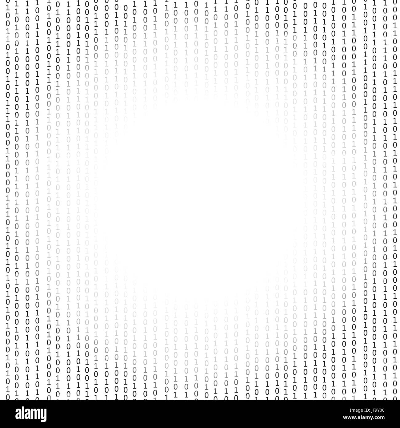 Binary Code Background Concept Binary Code Numbers Algorithm Binary Data Code Decryption And