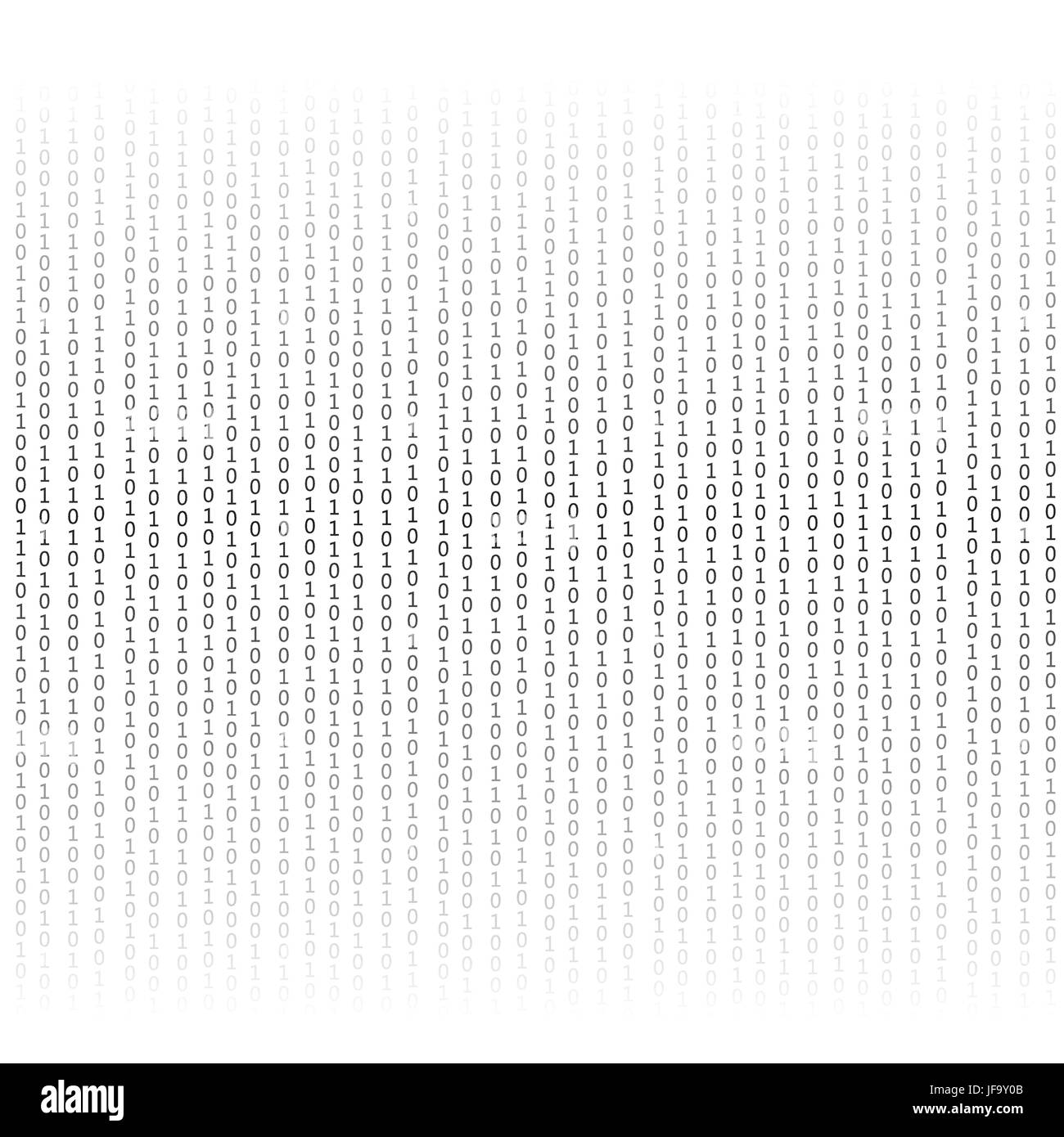 Binary Code Background Concept Binary Code Numbers Algorithm Binary Data Code Decryption And