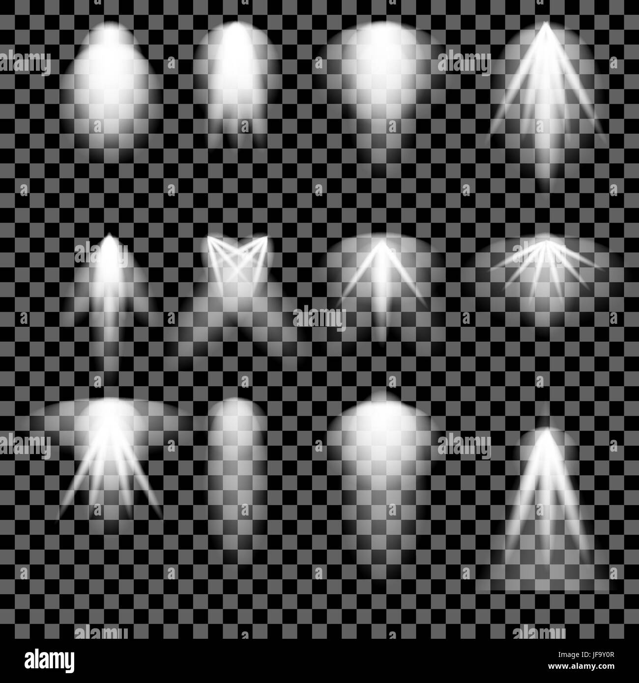 Concert Lighting. Stage Spotlights Background. Lantern Illuminates The ...