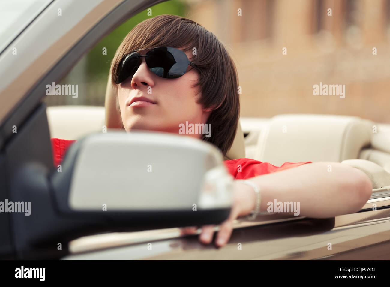 Car with face hi-res stock photography and images - Alamy