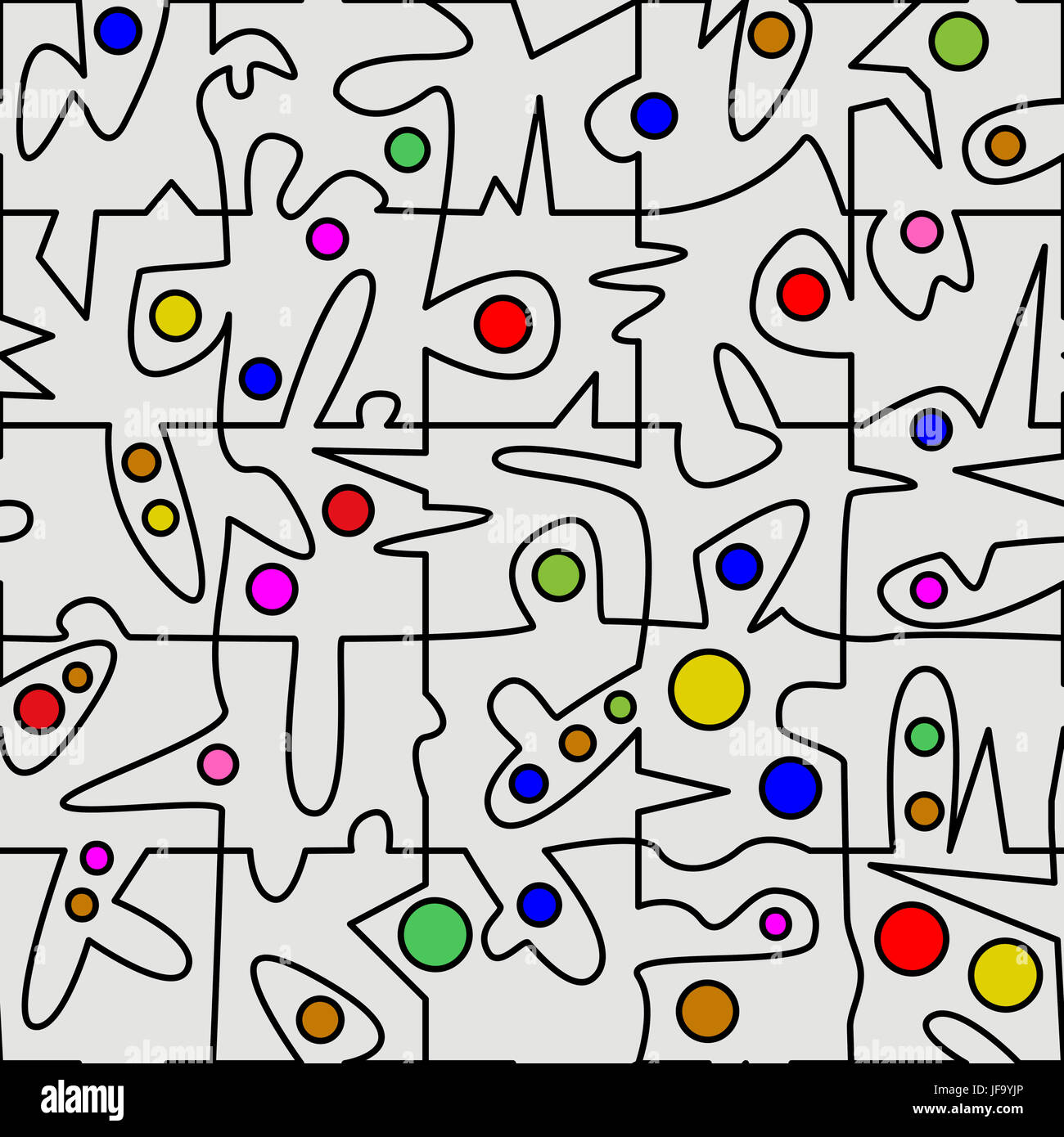 Puzzle patterns wallpaper hi-res stock photography and images - Alamy