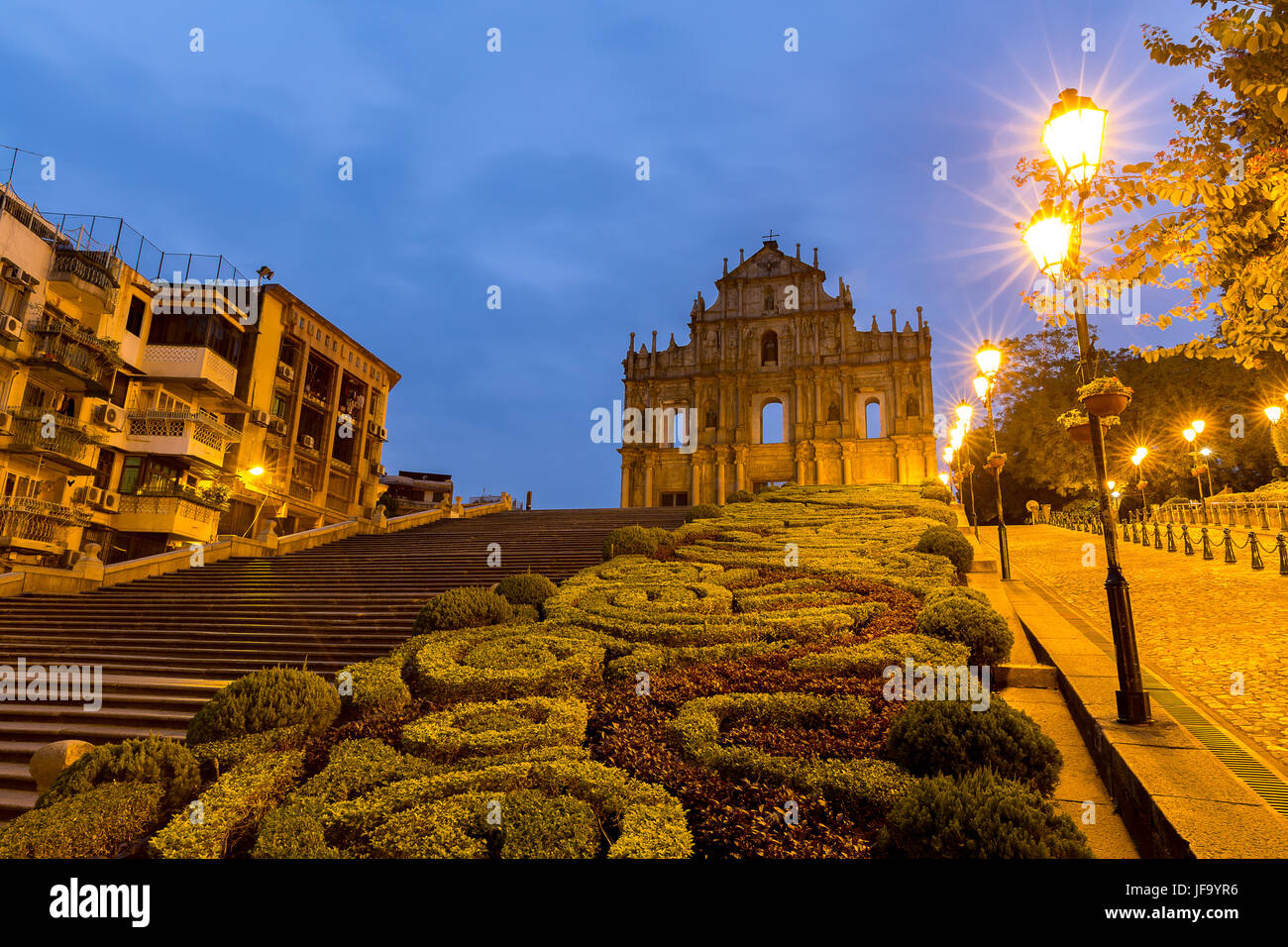 Macau Ruins of St. Paul's Stock Photo - Alamy