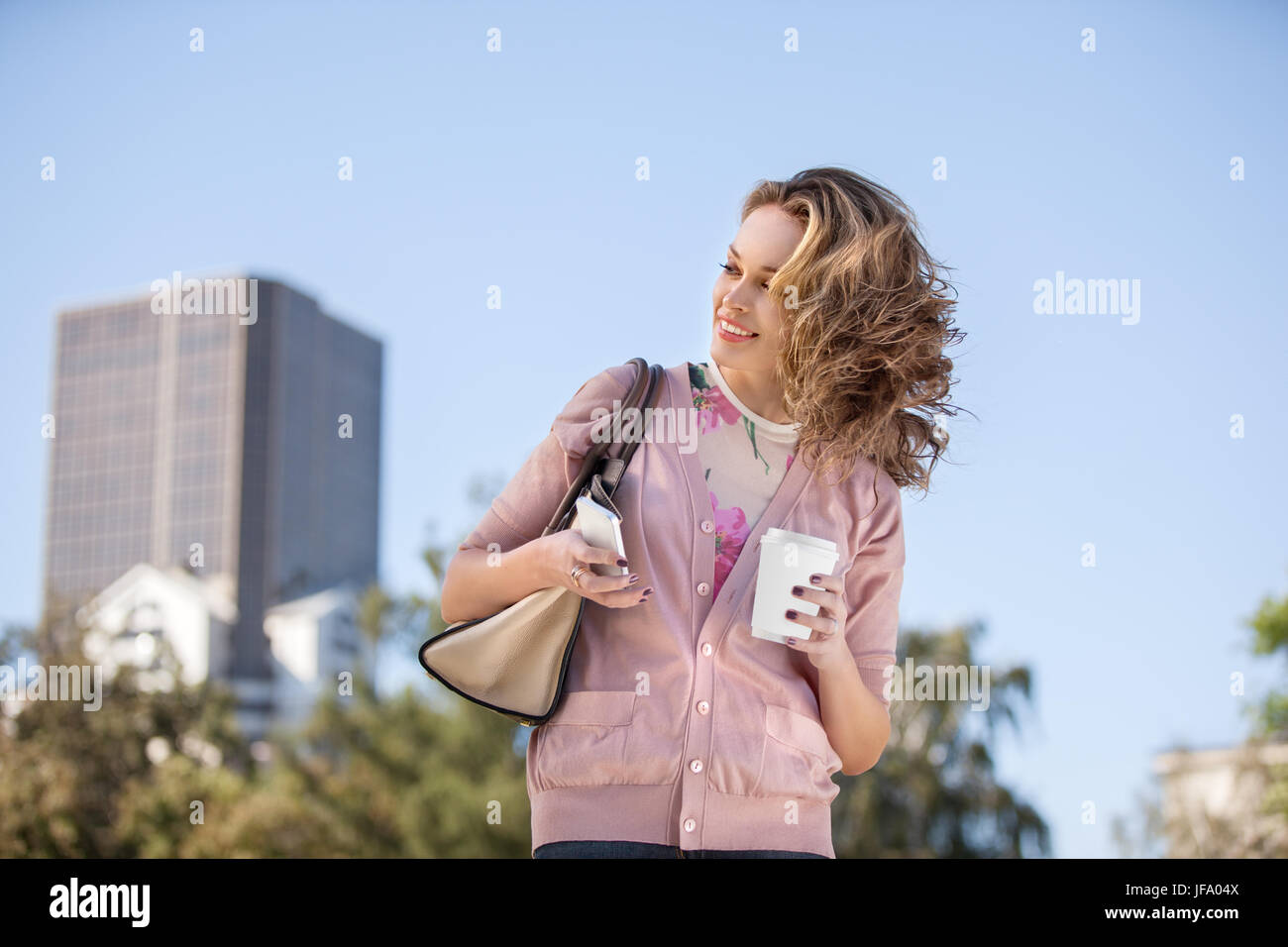Happy life in city Stock Photo - Alamy