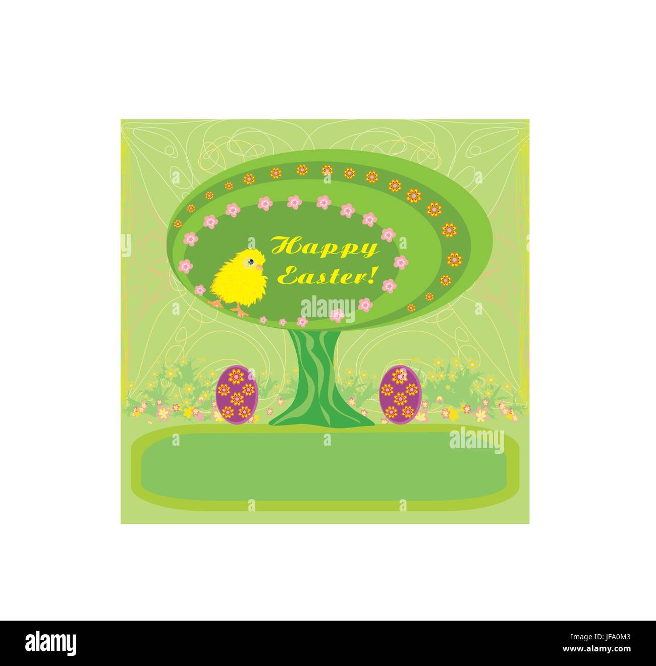 abstract easter tree Stock Vector Image & Art - Alamy