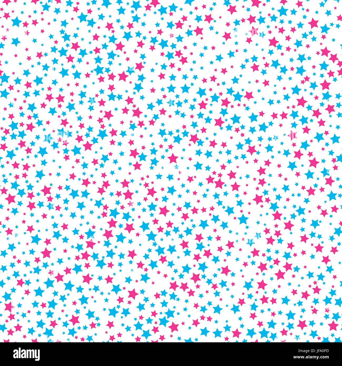 Seamless background with bright blue and magenta stars Stock Vector ...