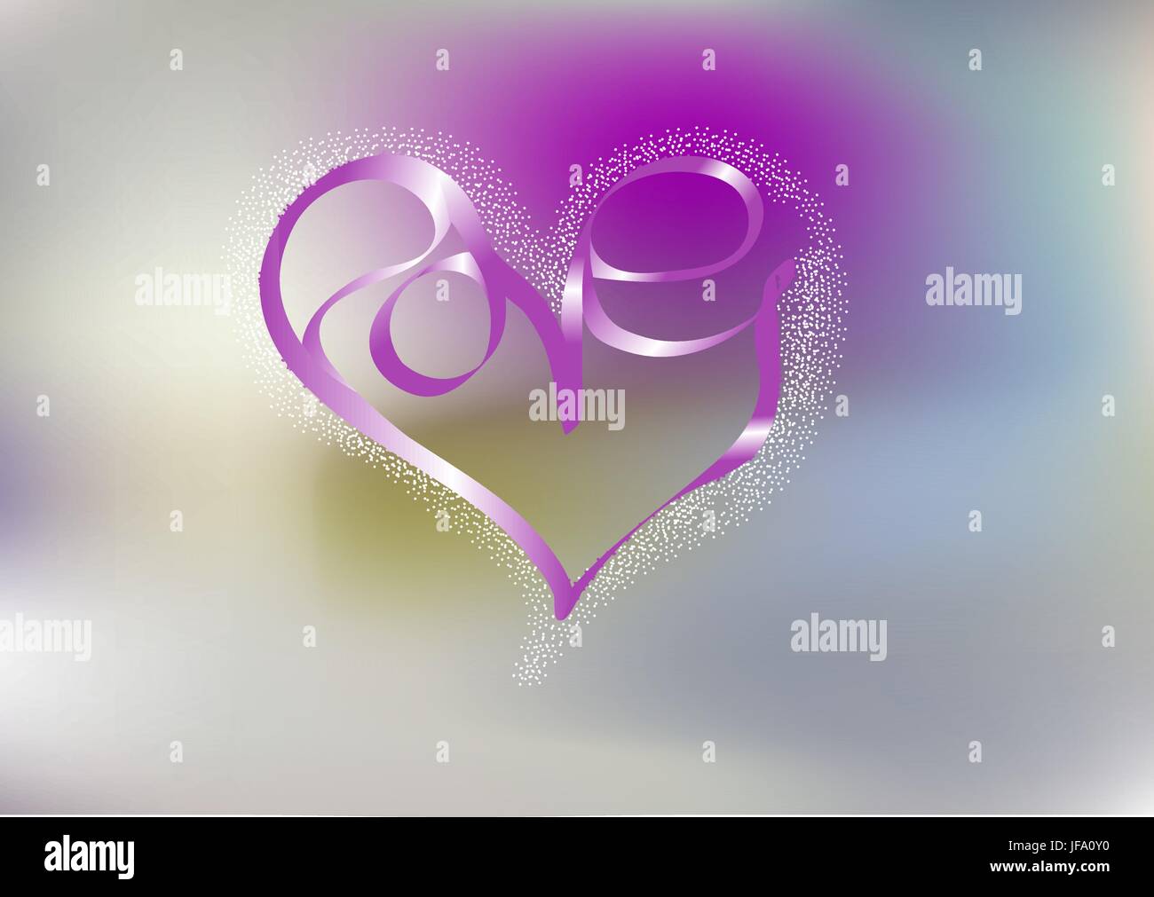 Love sign decoration Stock Vector Images - Alamy