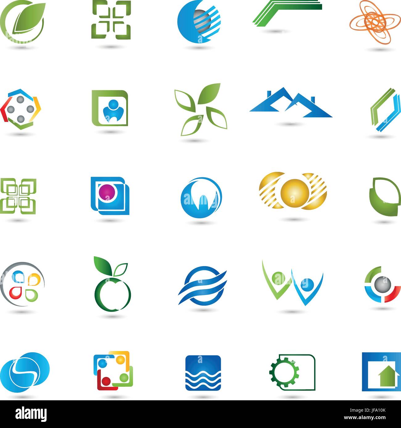 Logos sammlung vector vectors hi-res stock photography and images - Alamy