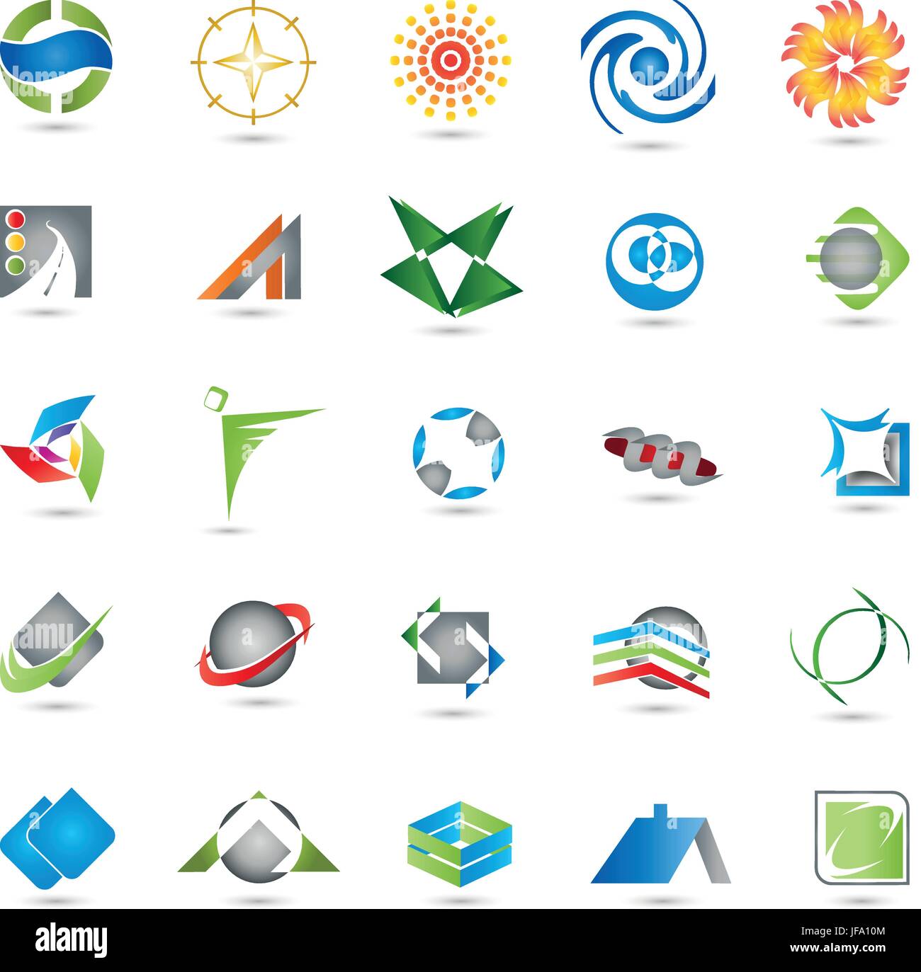 Logos sammlung vector vectors hi-res stock photography and images - Alamy