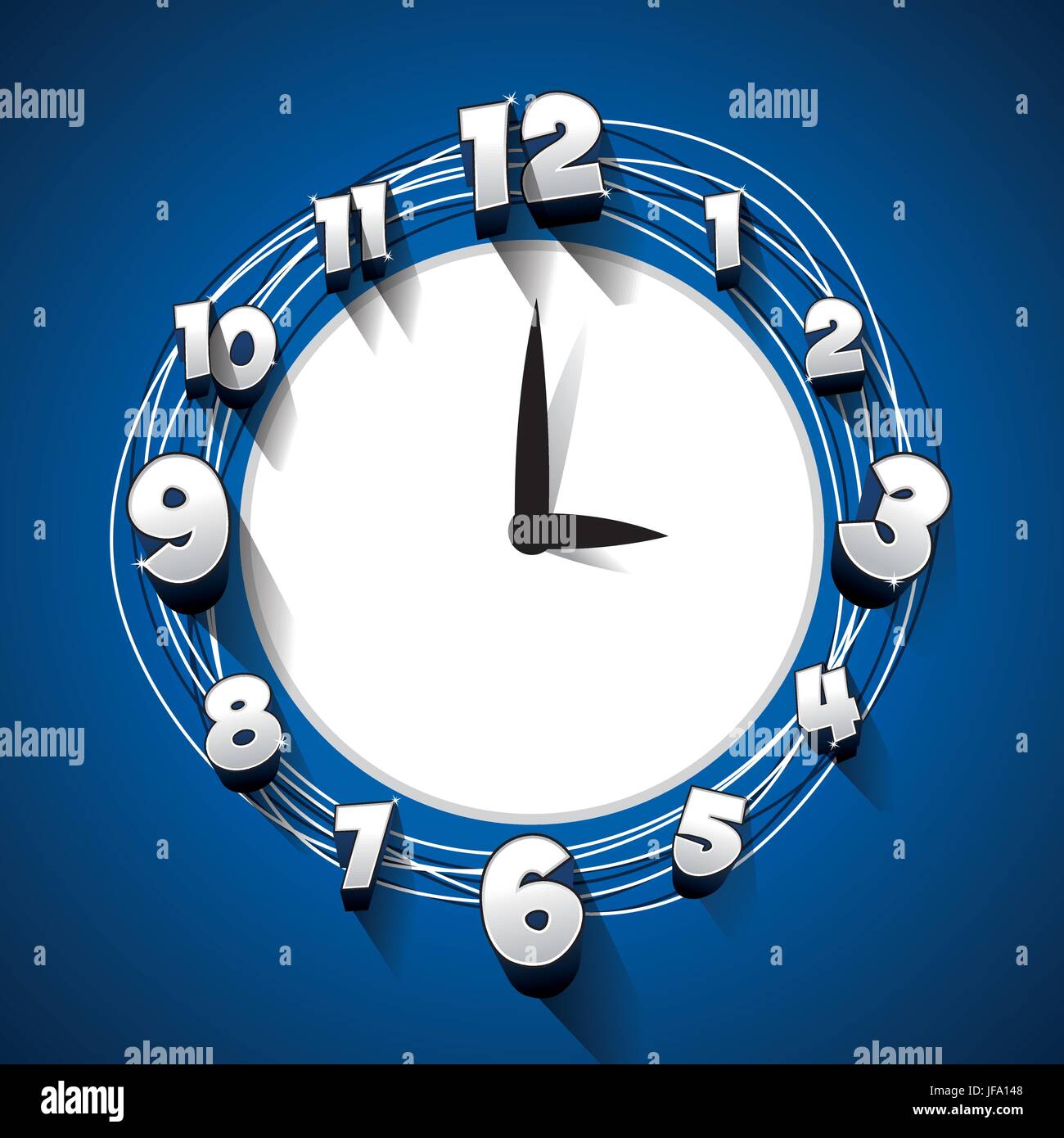 Creative abstract clock Stock Vector Image & Art - Alamy