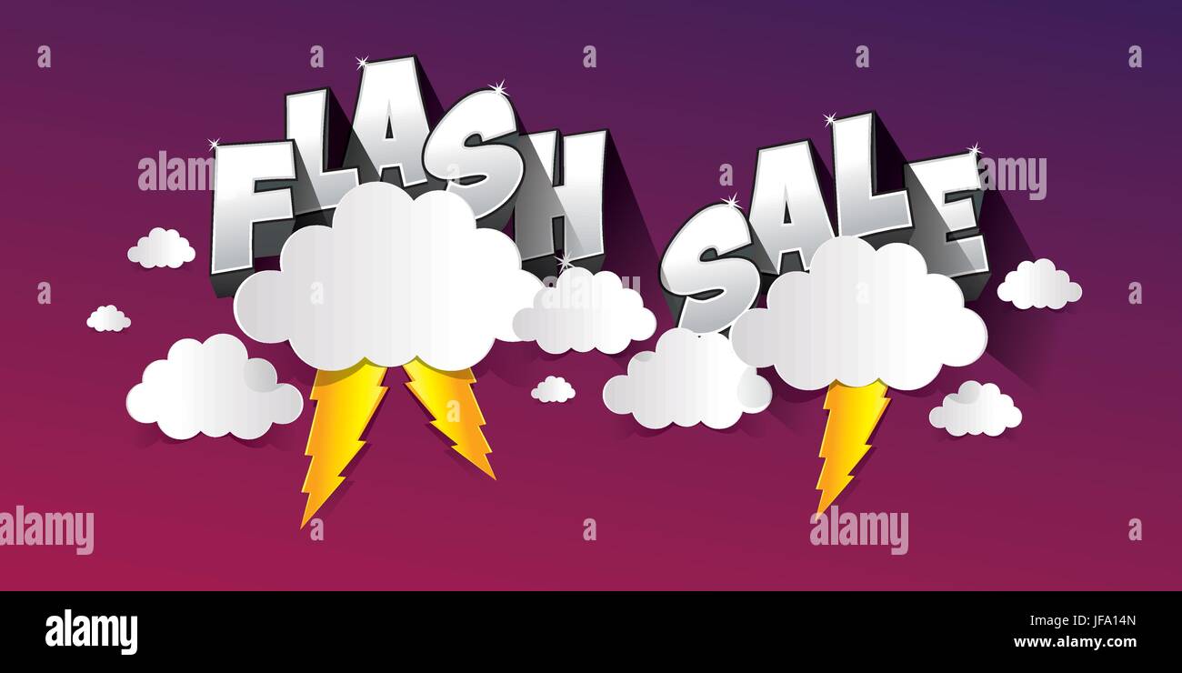Flash sale sign copy Stock Vector Images - Alamy