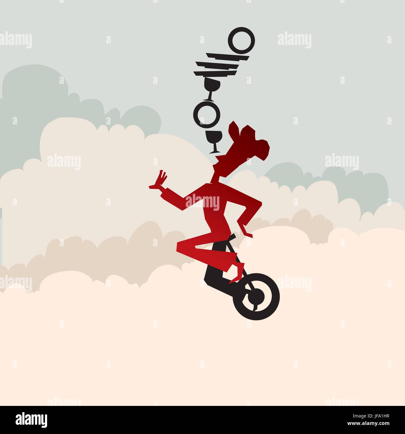 Acrobat drawing hi-res stock photography and images - Alamy