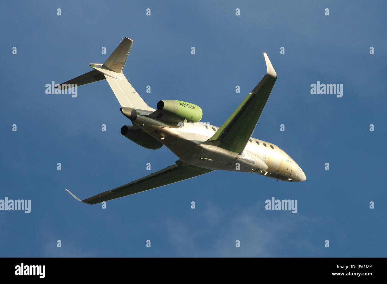 N259GA (serial number 2059), an IAI Gulfstream G280, departing ...