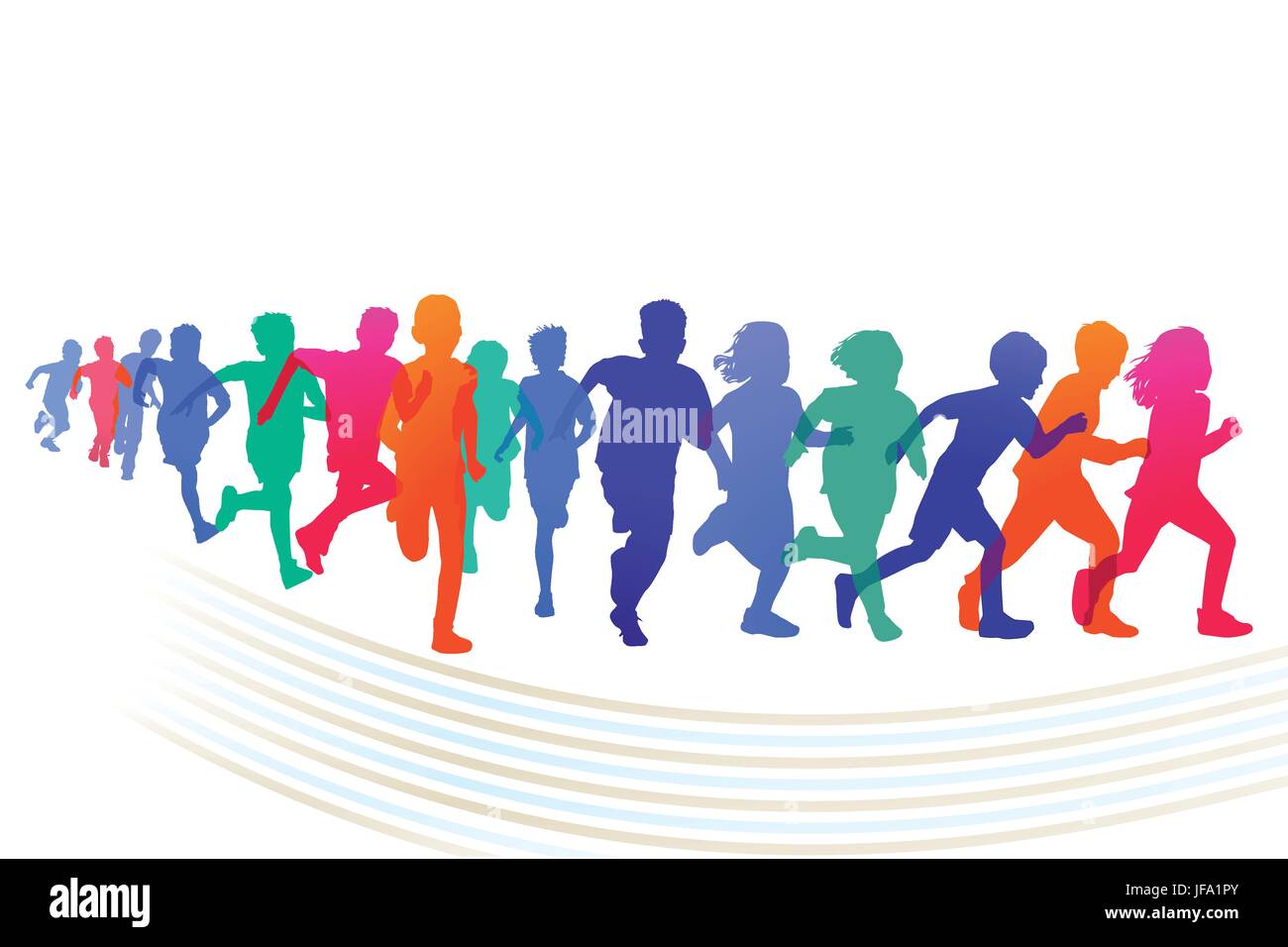 The human race Stock Vector Images - Alamy