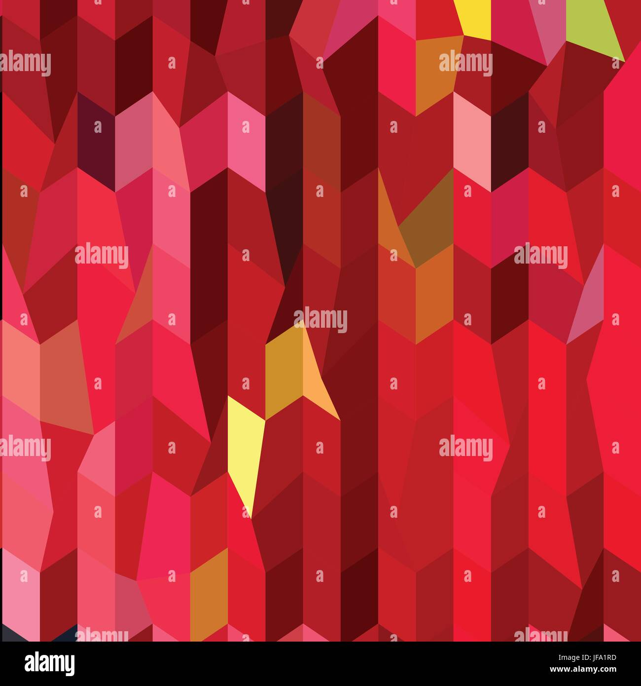 Cardinal Red Abstract Low Polygon Background Stock Vector Image & Art ...