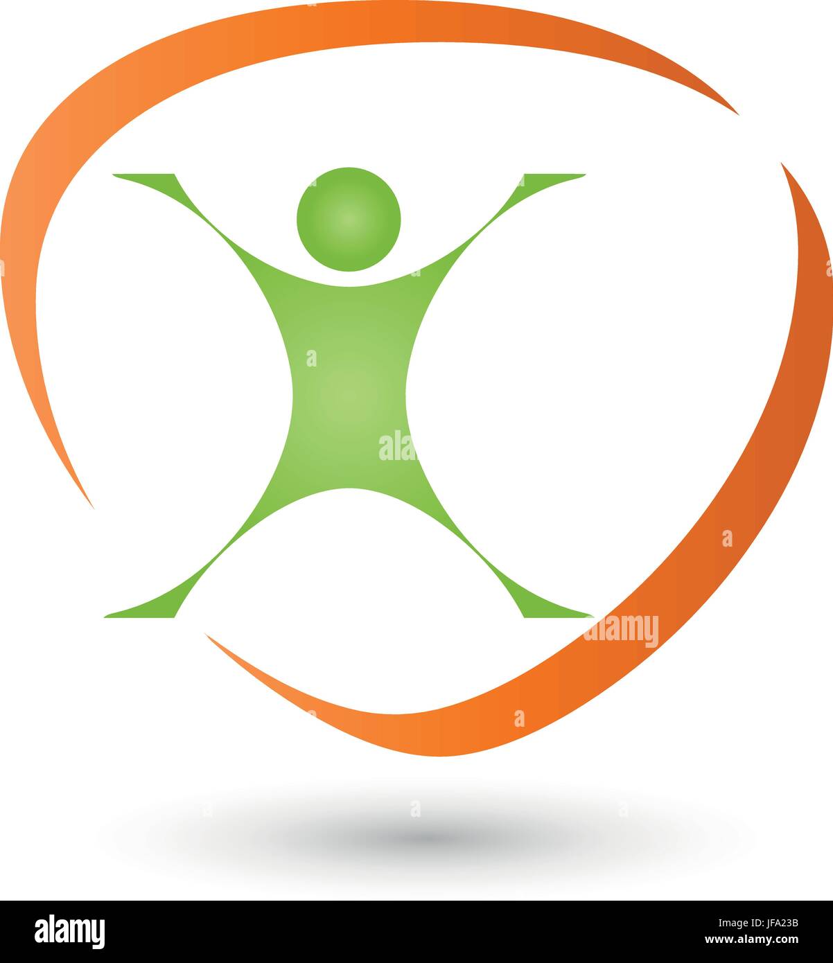 Person on the move logo hi-res stock photography and images - Alamy