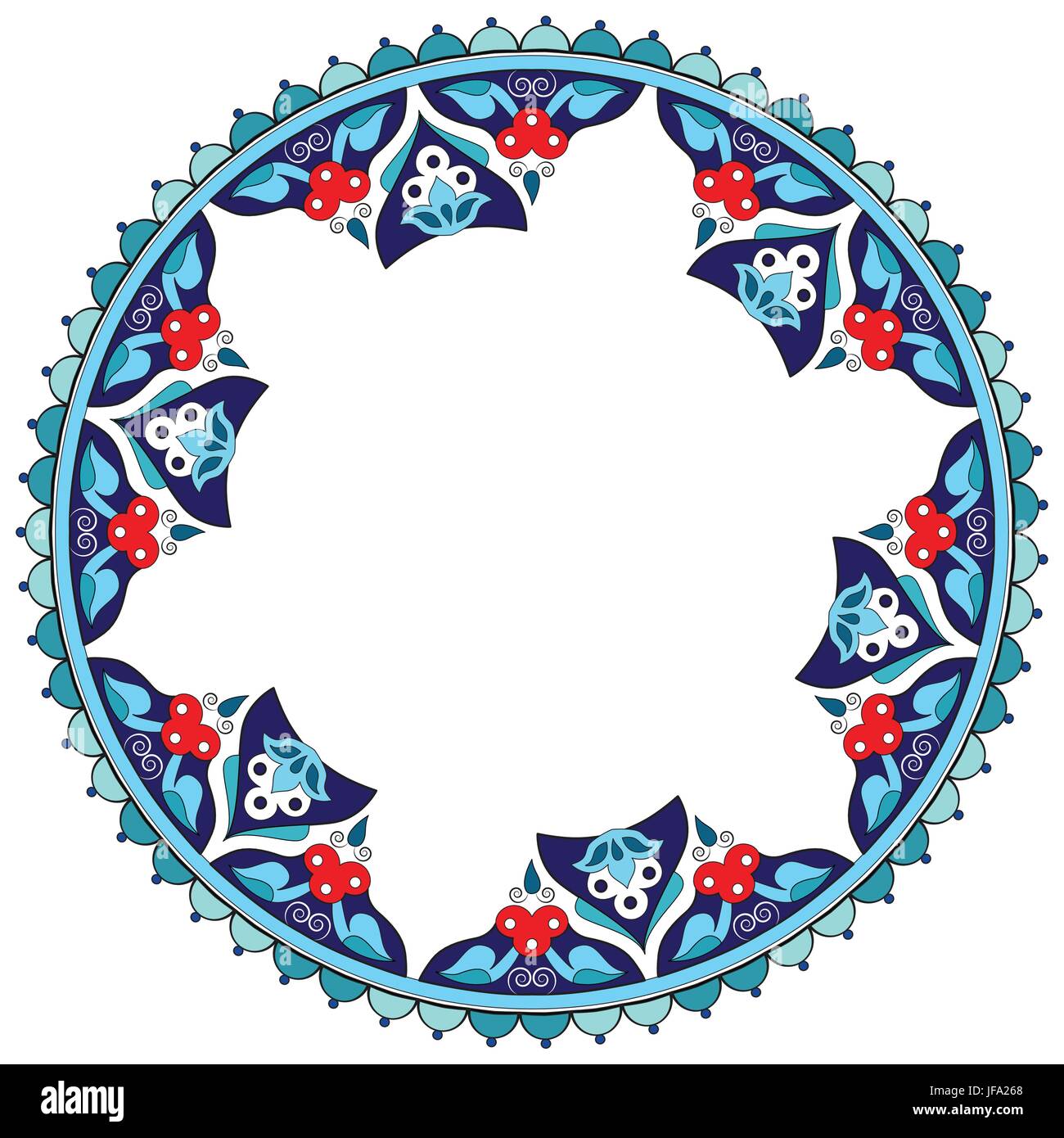 Antique Ottoman borders and frames series eighteen Stock Vector Image ...