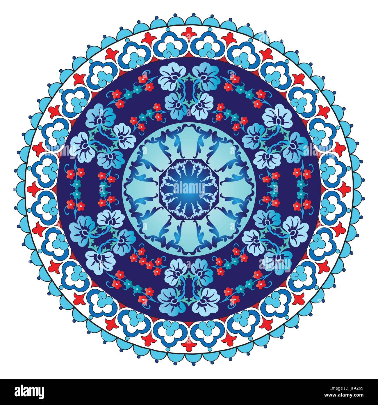Antique Ottoman borders and frames series eleven Stock Vector Image ...