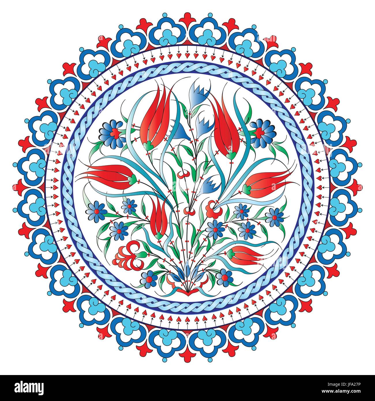 Antique Ottoman borders and frames series twenty four Stock Vector ...