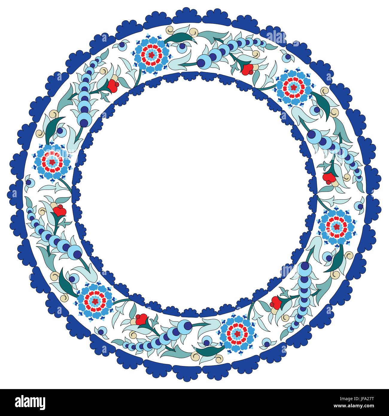 Antique Ottoman borders and frames series twenty one Stock Vector Image ...