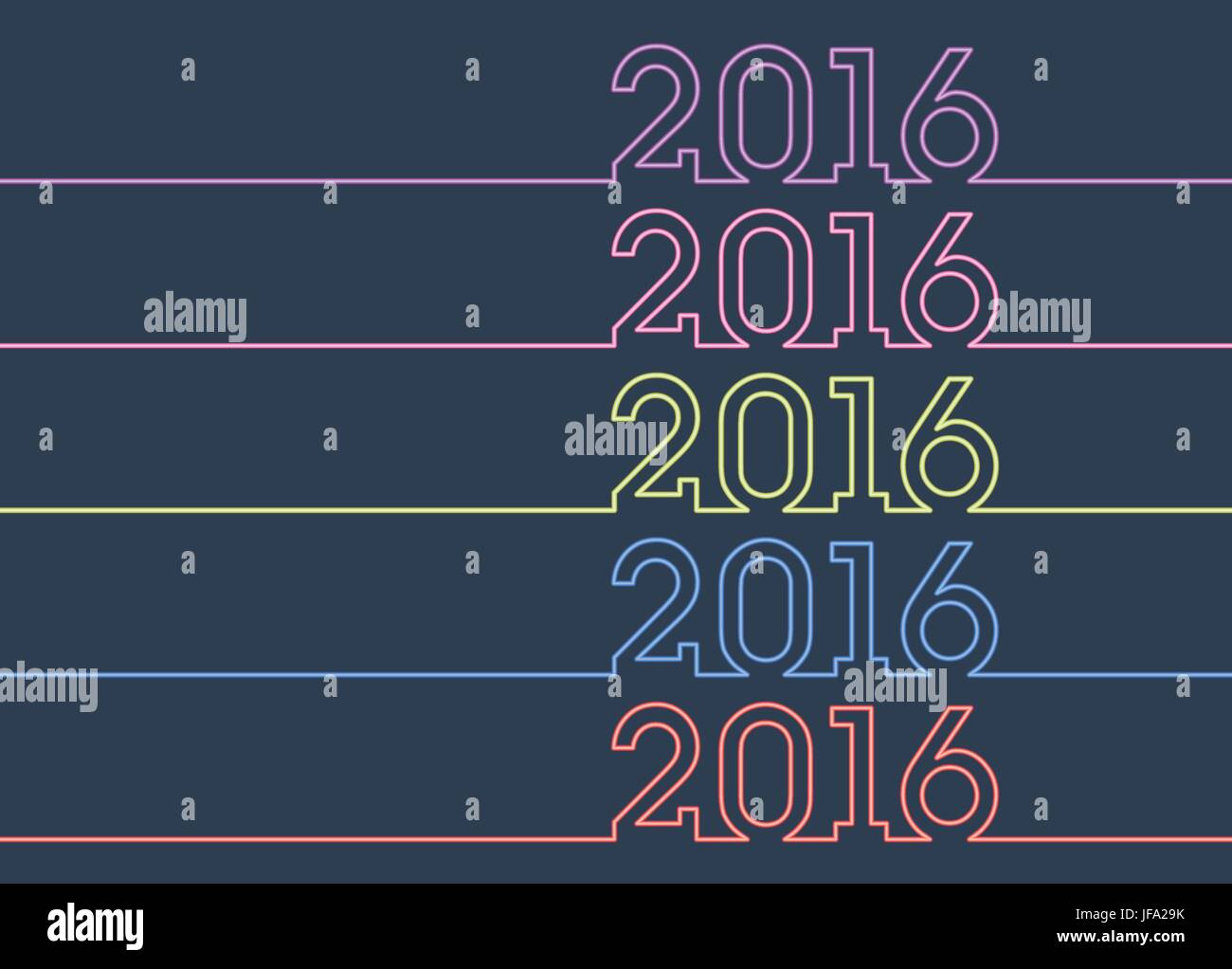 2016 vector vectors hi-res stock photography and images - Alamy