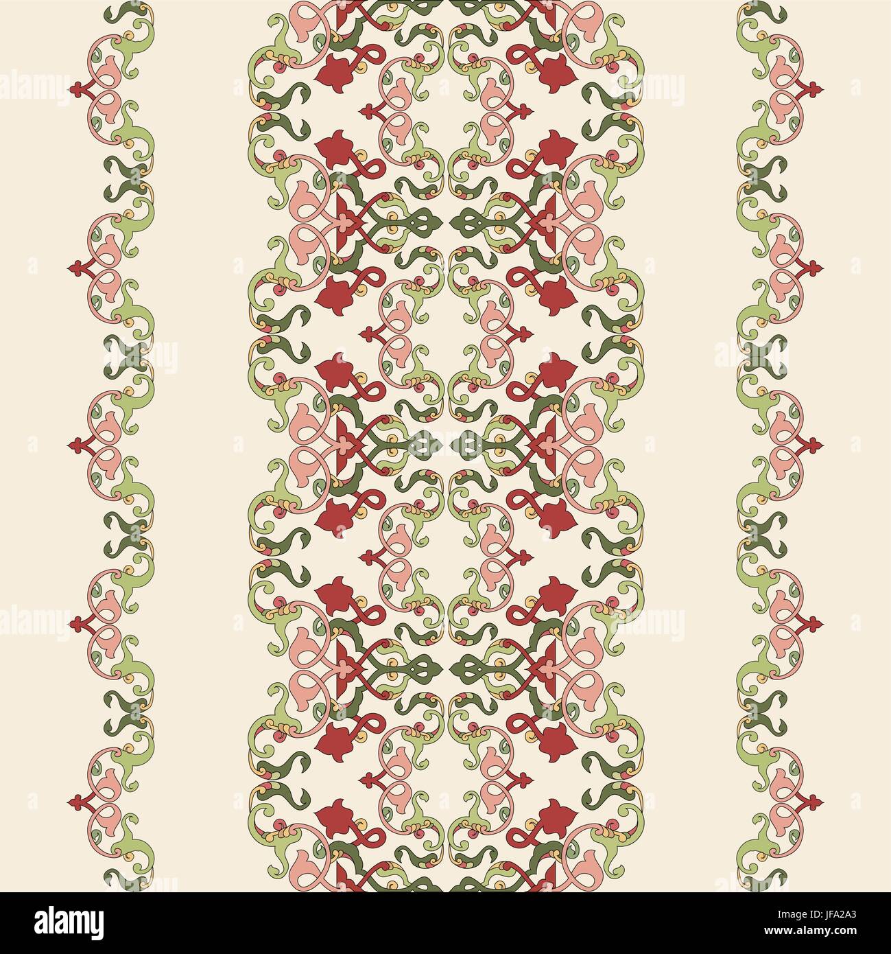 Antique Ottoman borders and frames series fifty four Stock Vector Image ...