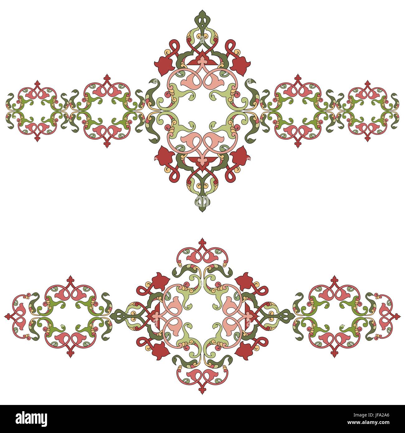 Antique Ottoman borders and frames series fifty three Stock Vector ...