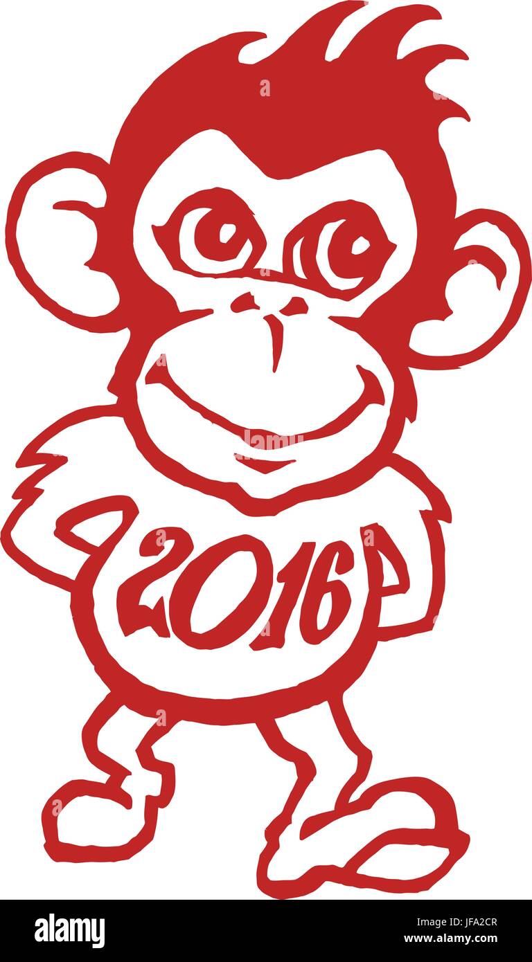 Red monkey hi-res stock photography and images - Alamy