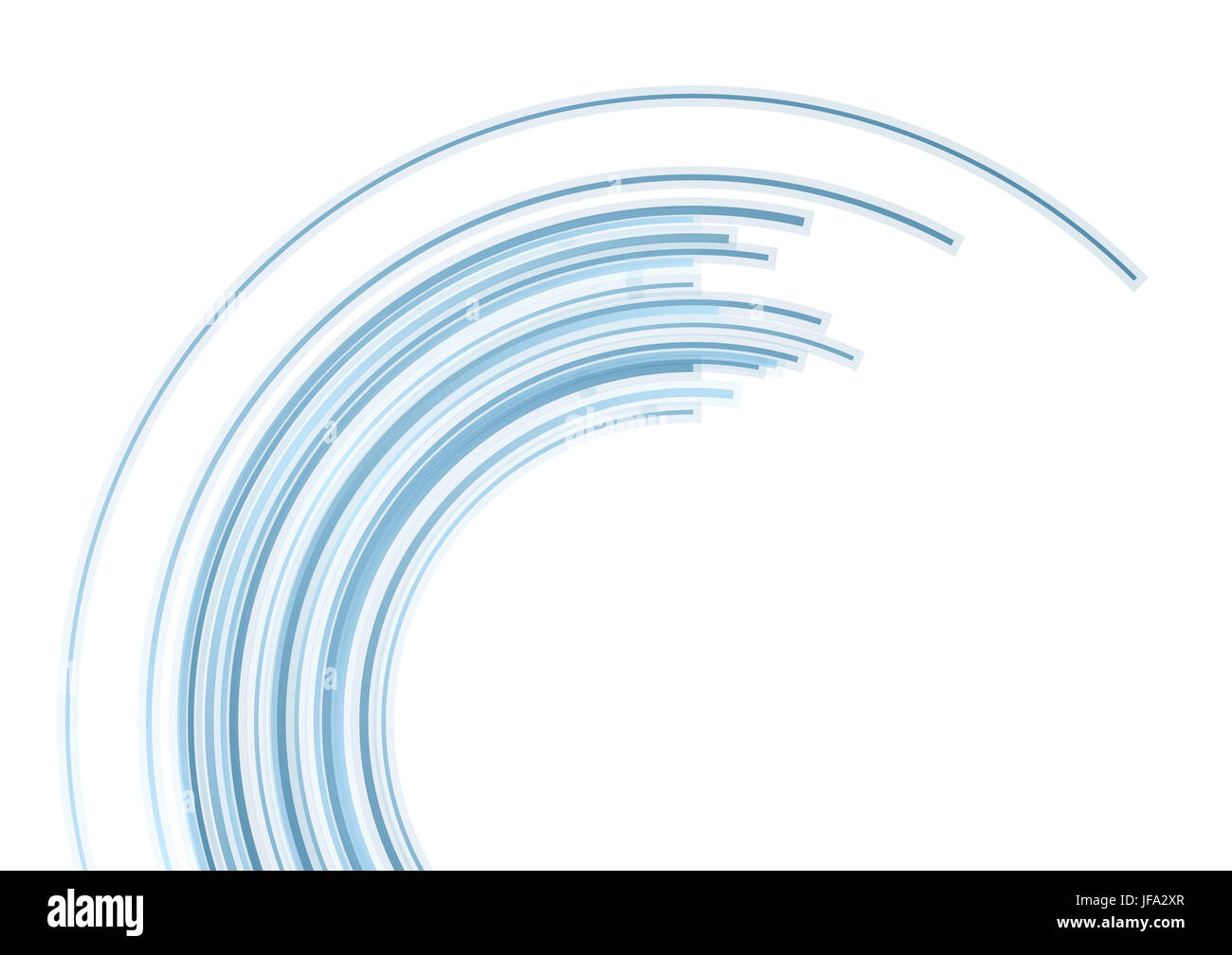 Blue tech arc background Stock Photo - Alamy