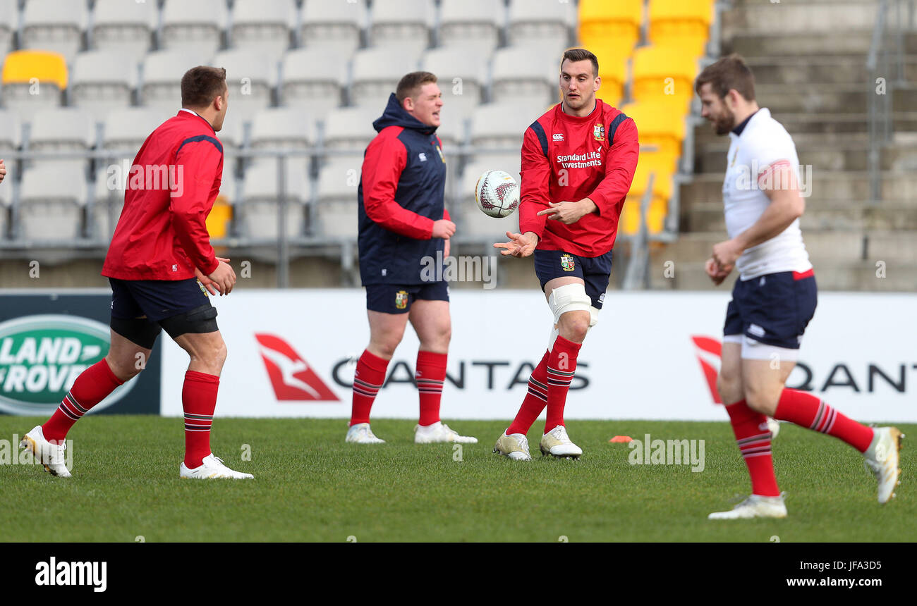 British and Irish Lions Sam Warburton during the captain's run at the ...