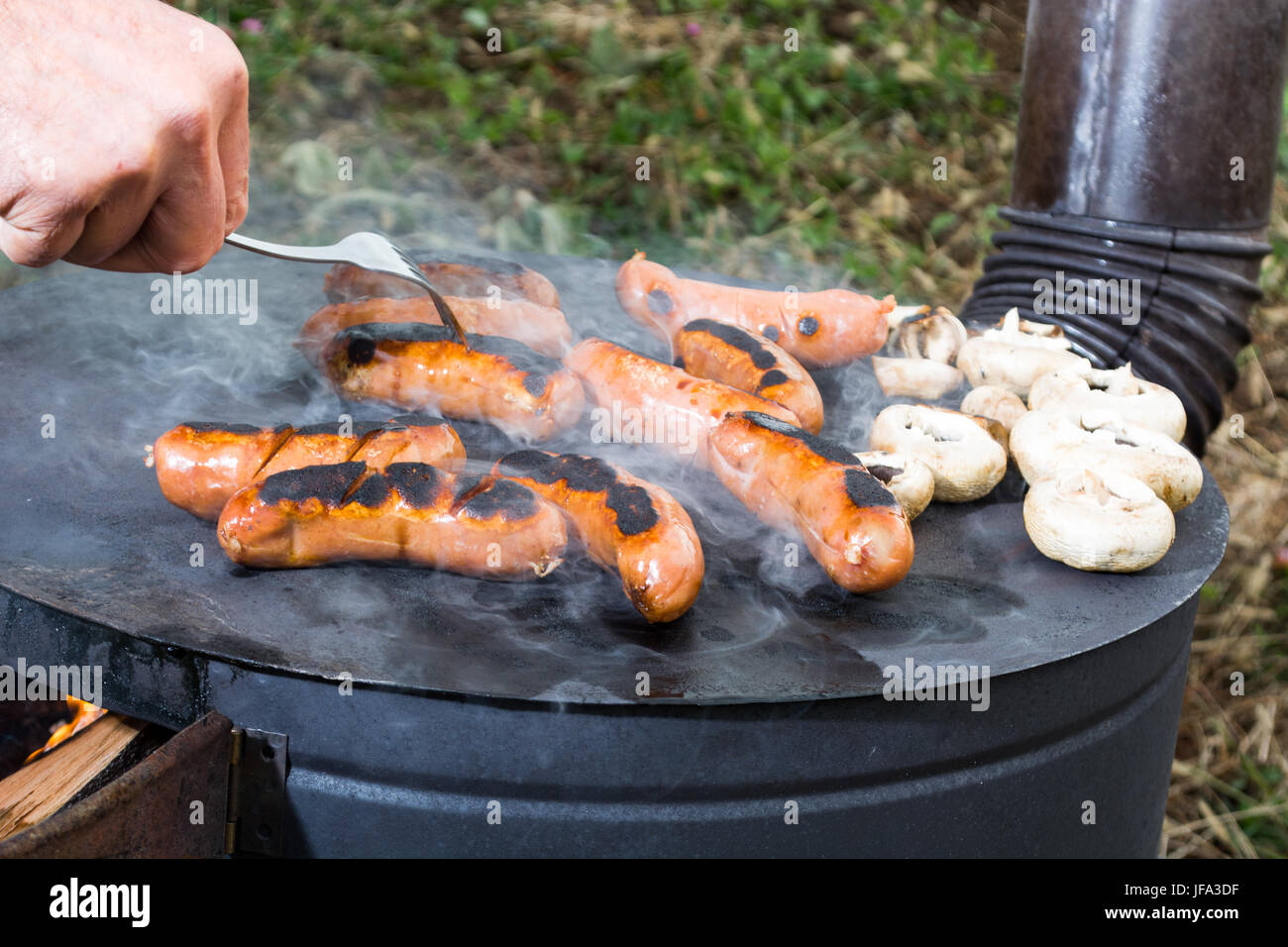 Green grilling hi-res stock photography and images - Alamy