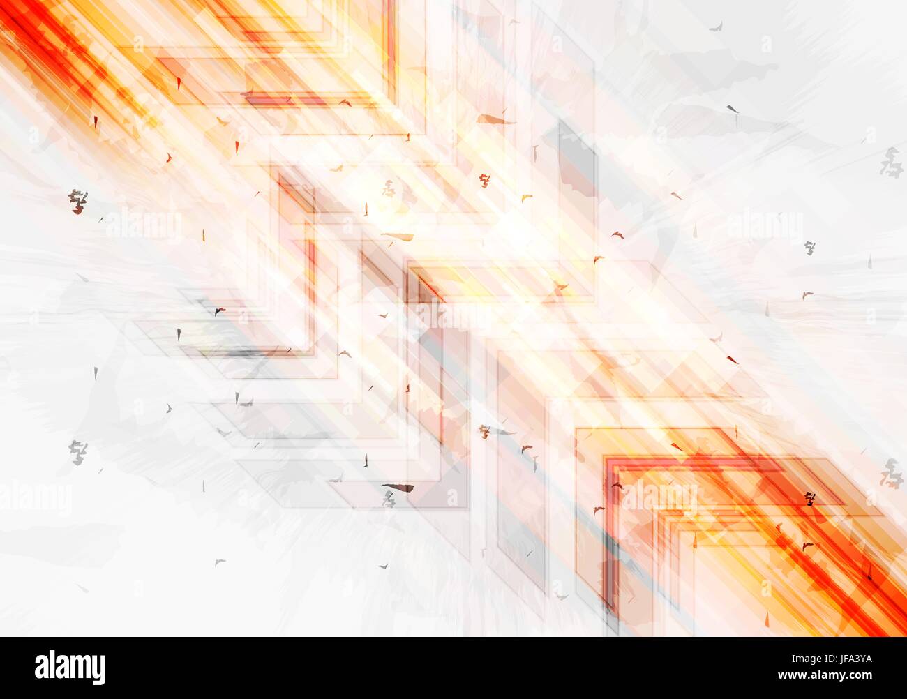 Grunge orange tech background with arrows Stock Photo - Alamy