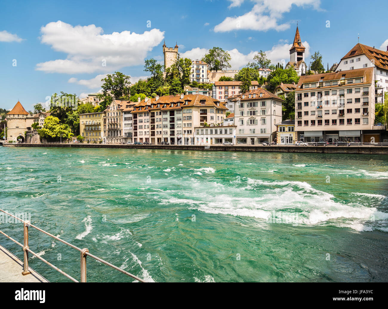 Lucerne street view hi-res stock photography and images - Alamy
