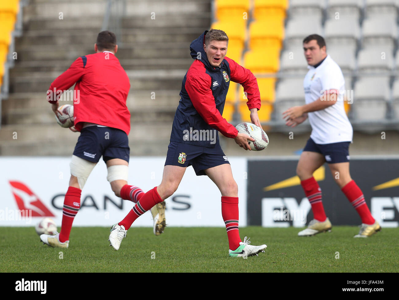 British and Irish Lions Owen Farrell during the captain's run at the ...