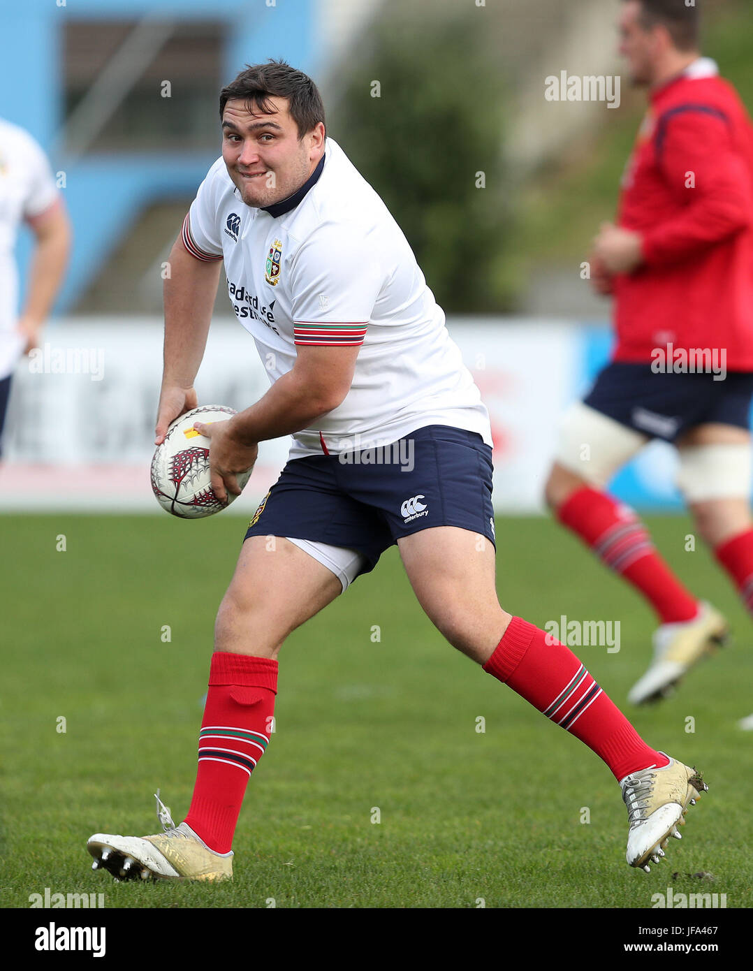 British and Irish Lions Jamie George during the captain's run at the ...
