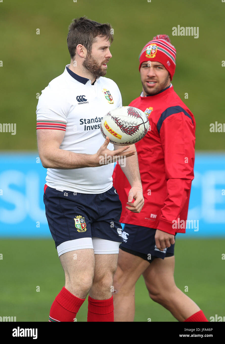 British and Irish Lions Elliot Daly during the captain's run at the ...