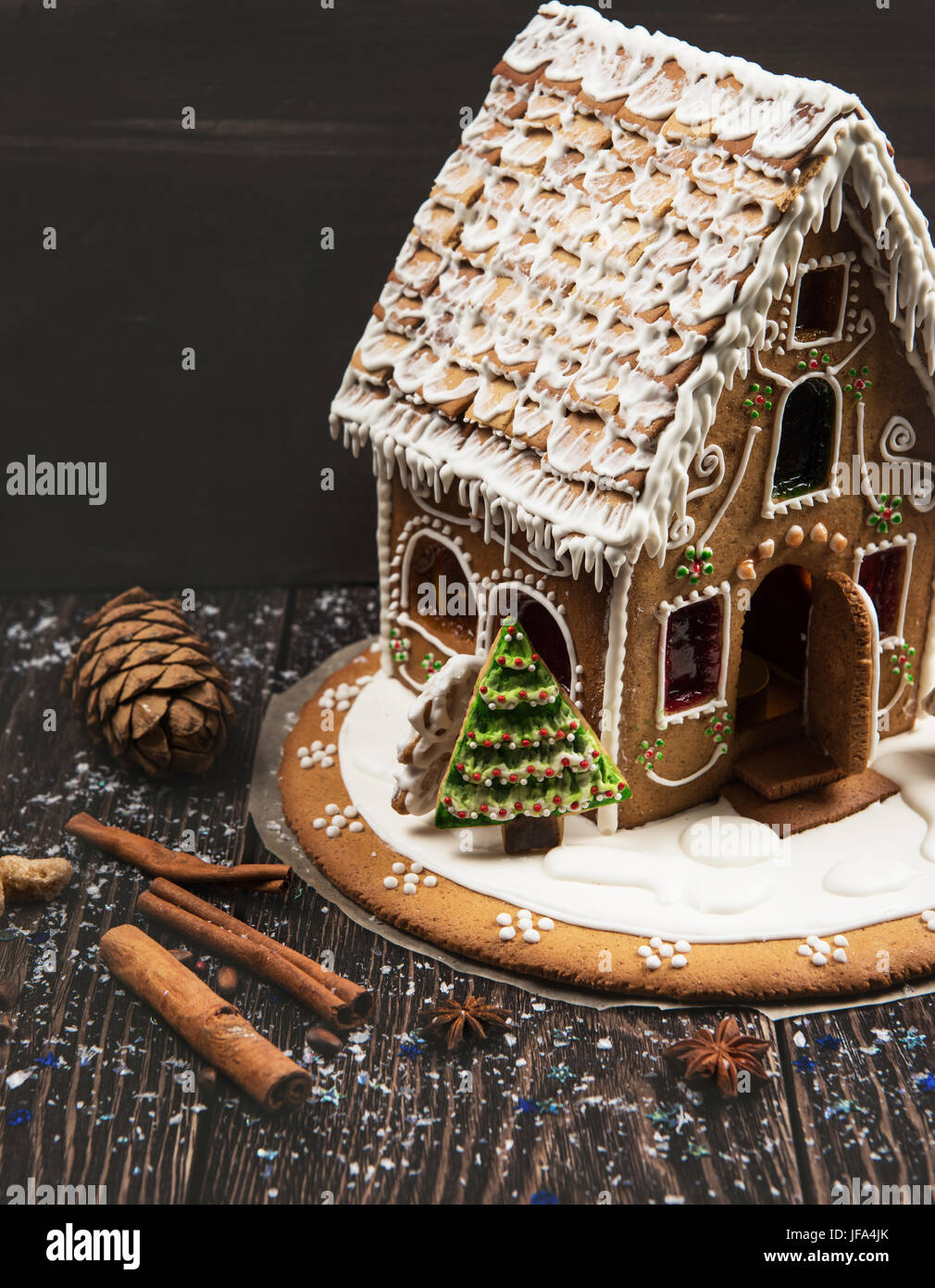 Different ginger cookies Stock Photo - Alamy