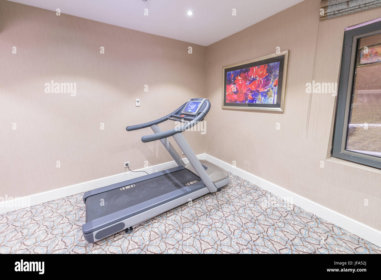 Running treadmill at the house Stock Photo - Alamy