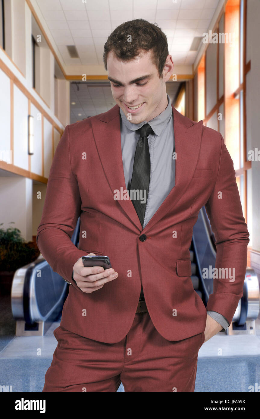 Man typing sms messages hi-res stock photography and images - Alamy