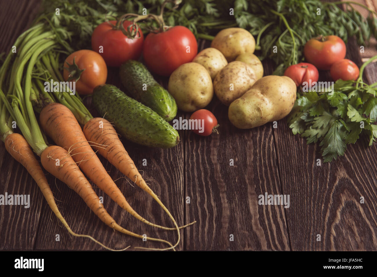 freshly grown raw vegetables Stock Photo - Alamy