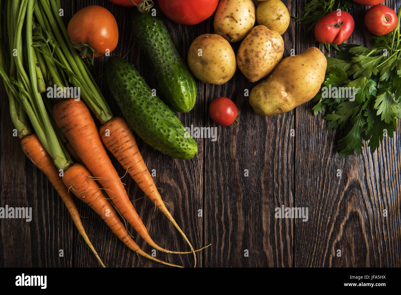 freshly grown raw vegetables Stock Photo - Alamy