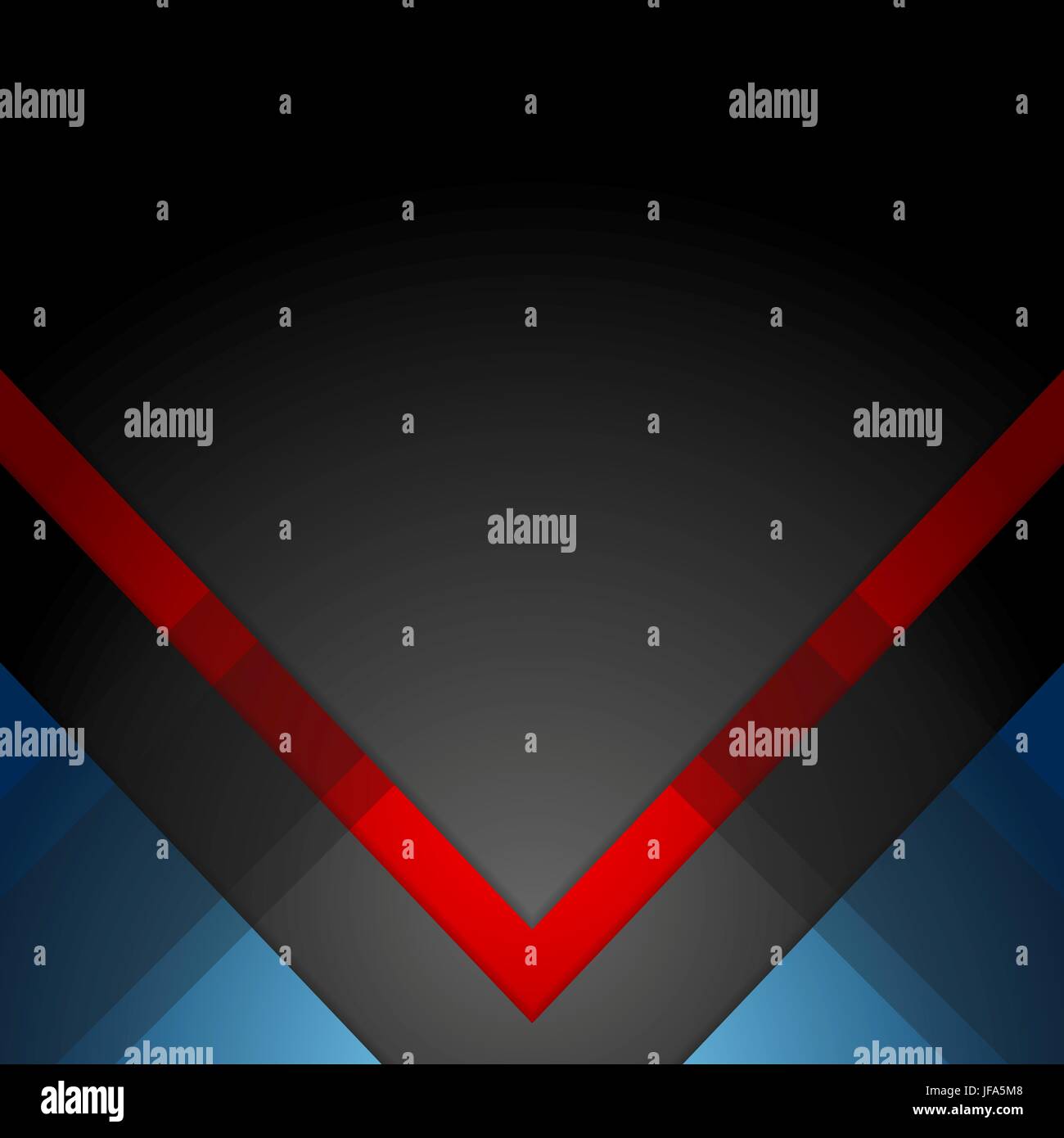 Minimal tech geometric red blue background Stock Photo - Alamy