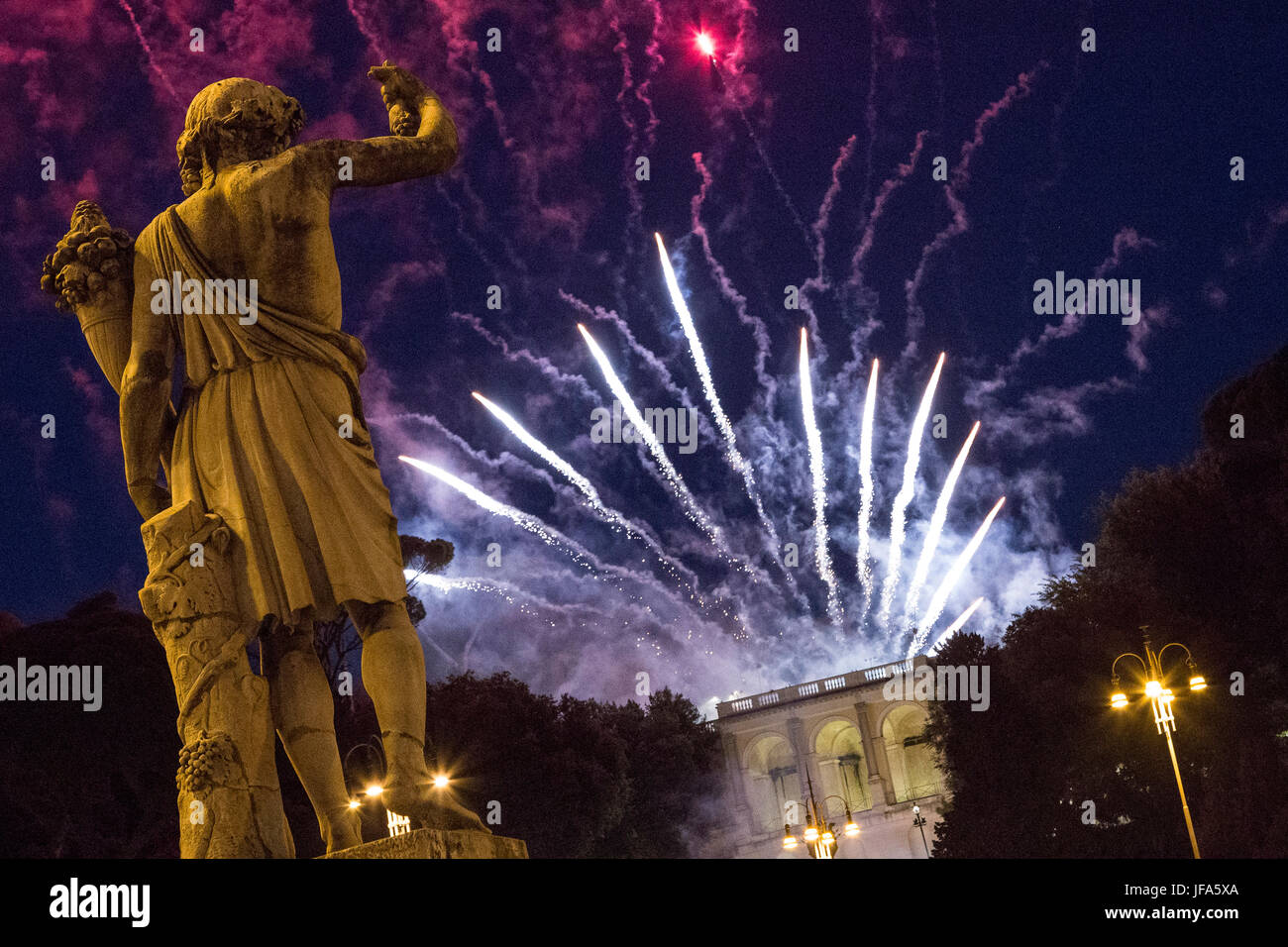 Rome, Italy. 29th June, 2017. Piazza del Popolo the traditional ...