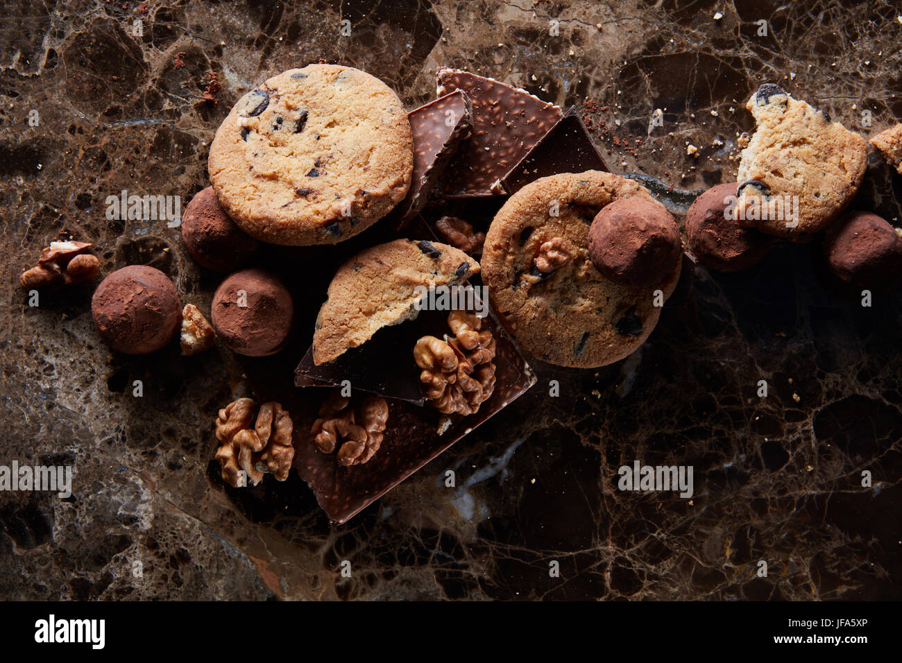Fresh homemade chocolate chip cookies Stock Photo - Alamy