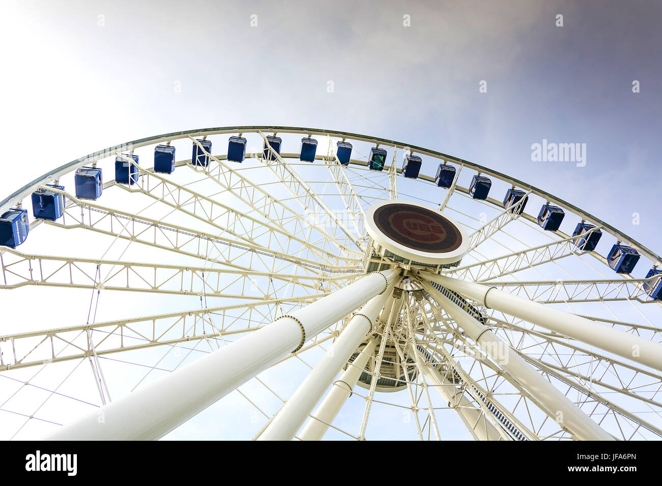 Chicago wheel at Navy Pier Stock Photo - Alamy