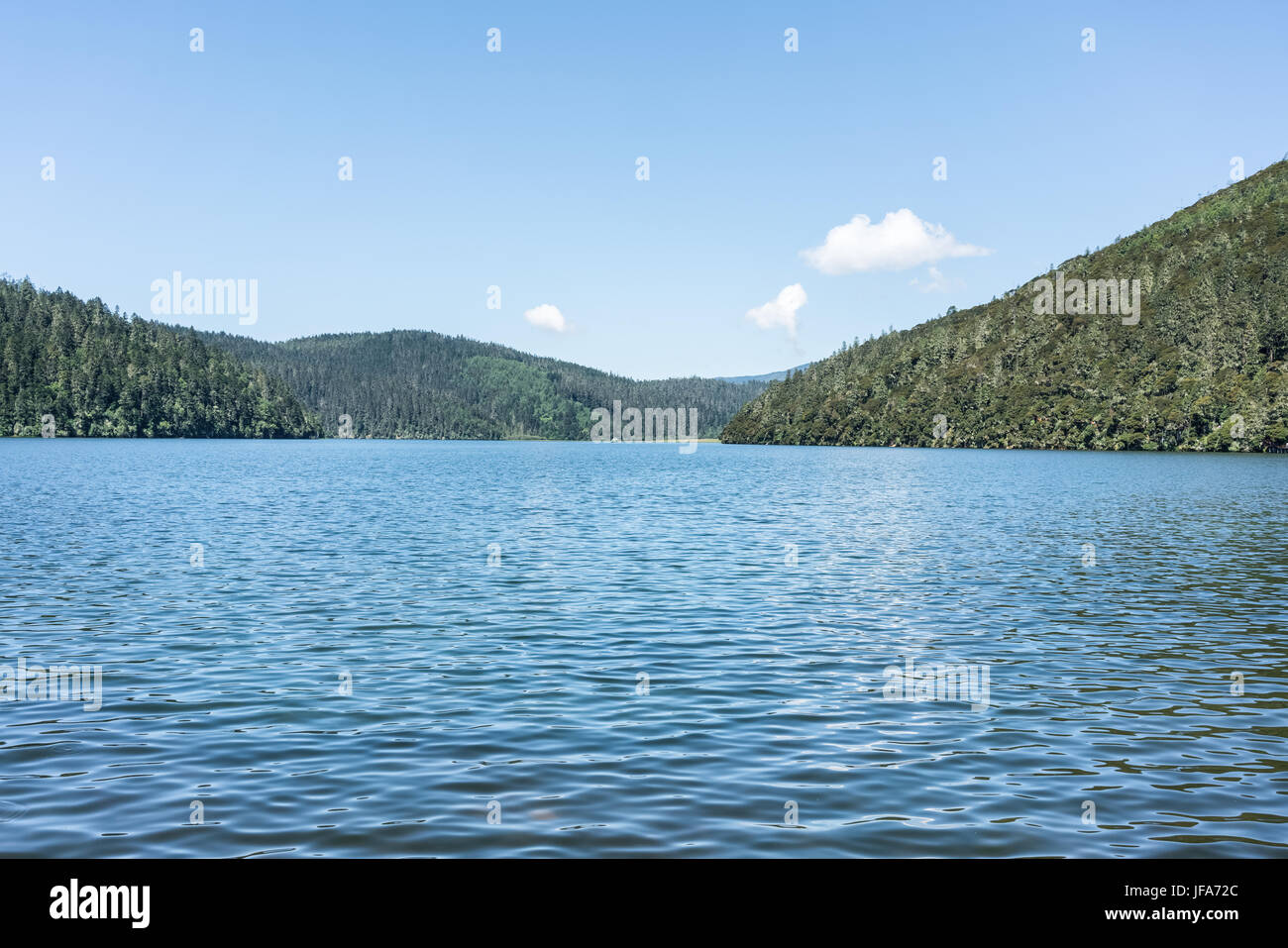 beautiful alpine lake Stock Photo - Alamy